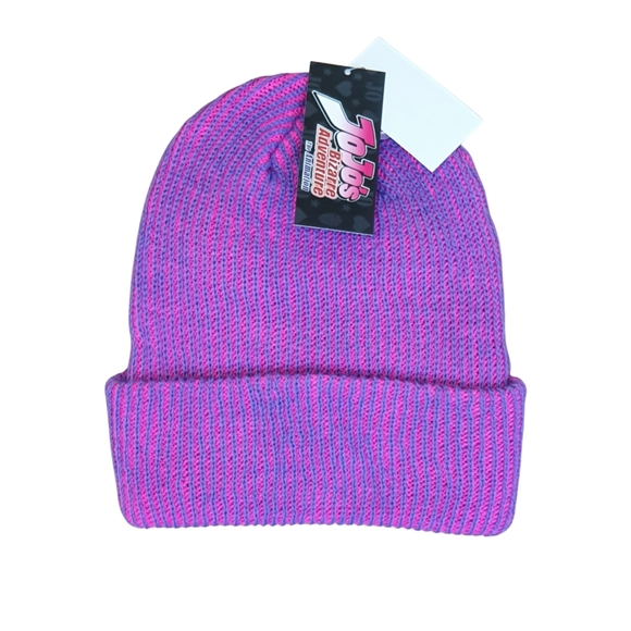 Accessories | Jojos Bizarre Adventure Anime Logo Knit Cuff Purple ...